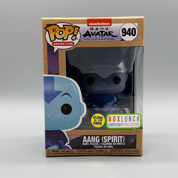 Funko | Toys | Funko Pop 94 Aang Spirit Glows Avatar Boxlunch Exclusive ...